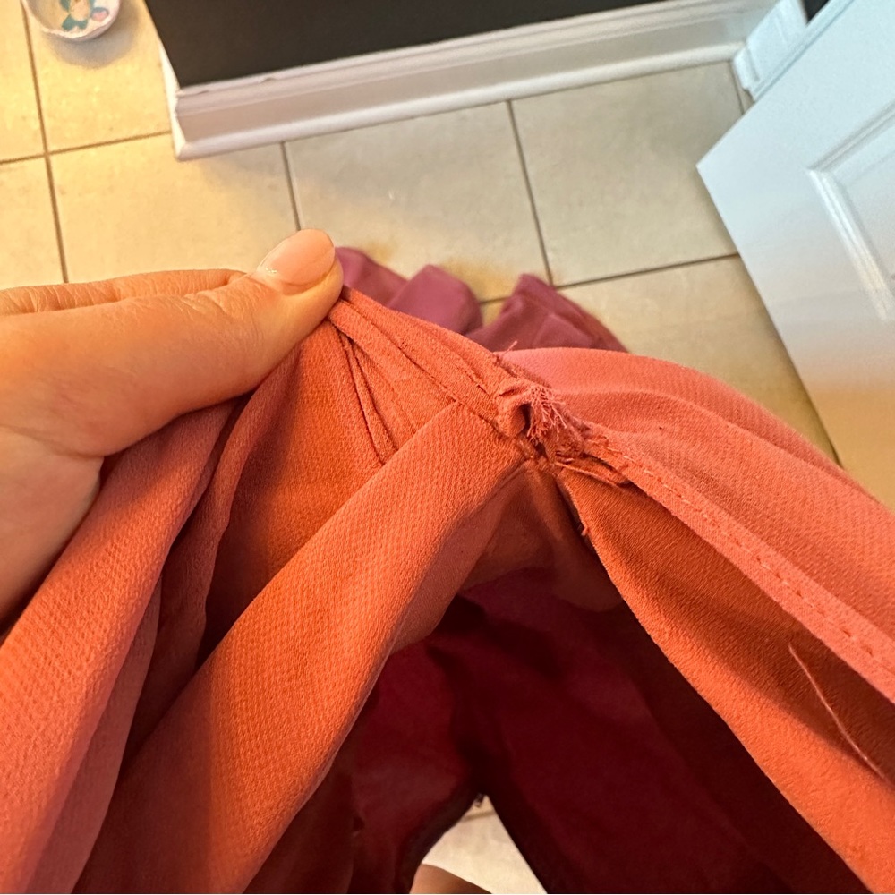Mori Lee Bridesmaid Dress Rosewood Color Gem
